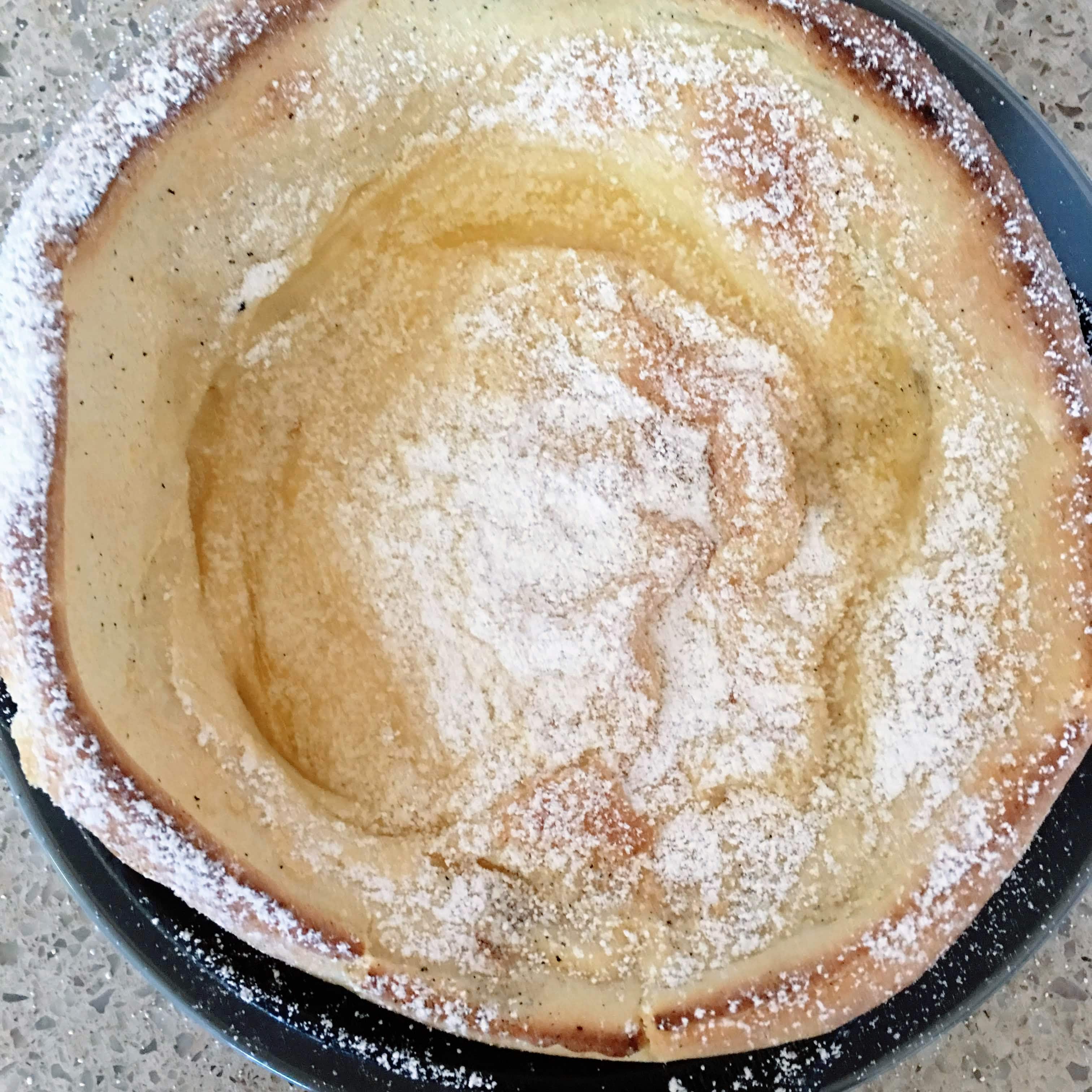 Strawberries and Cream Dutch Baby | Halicopter Away