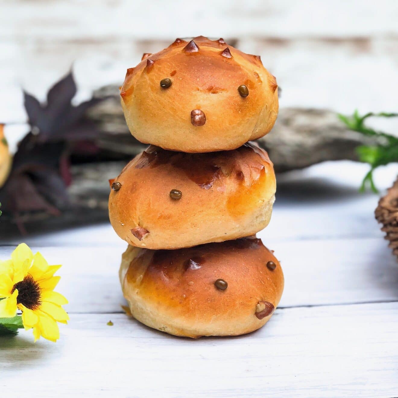 Hedgehog bread rolls | Halicopter Away