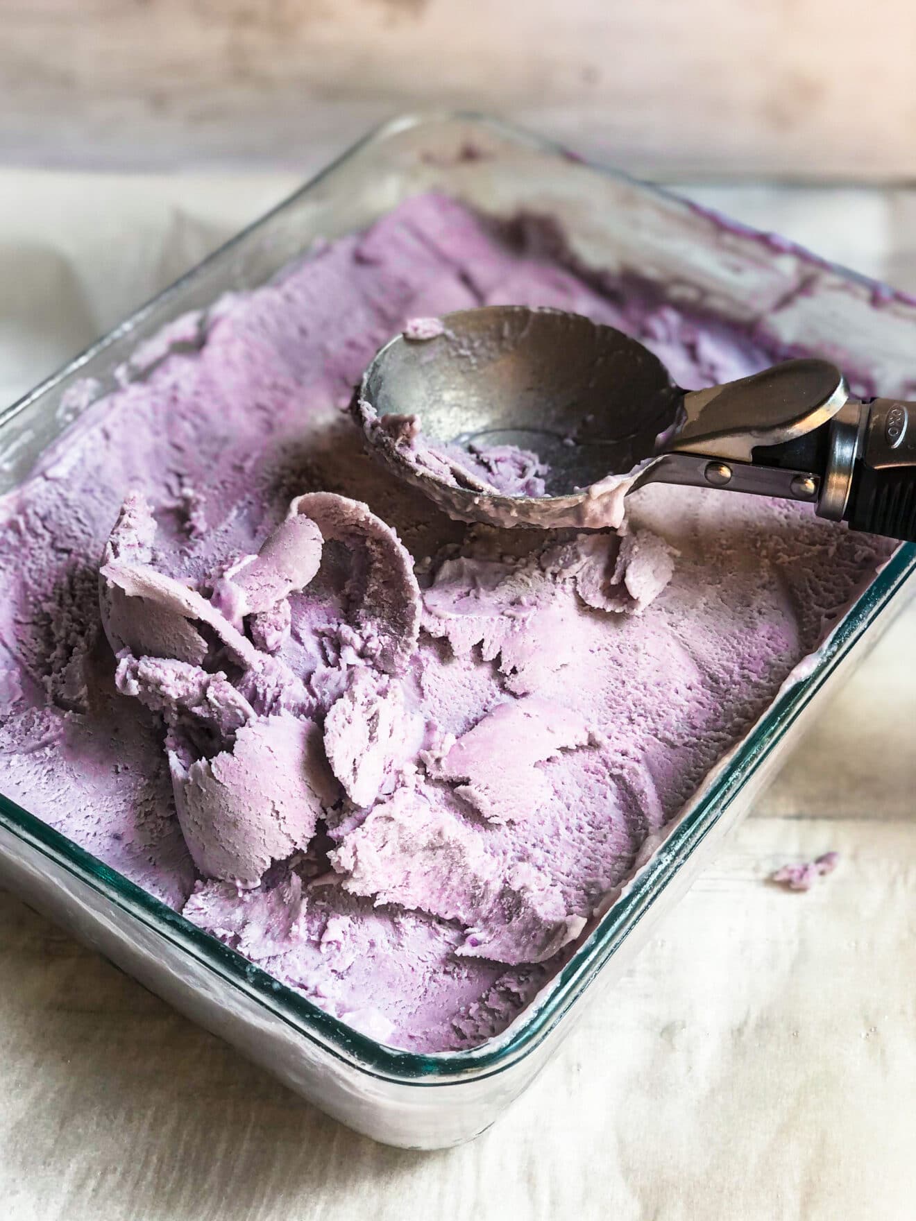No churn ube ice cream | Halicopter Away