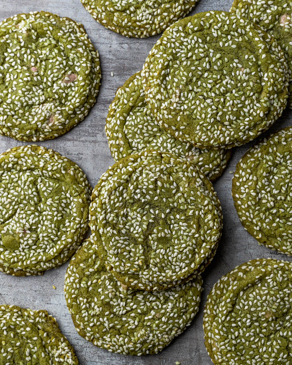 Matcha sesame cookies | Halicopter Away