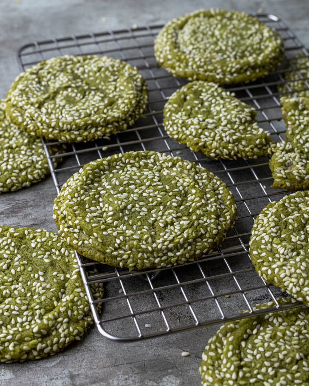 Matcha sesame cookies | Halicopter Away