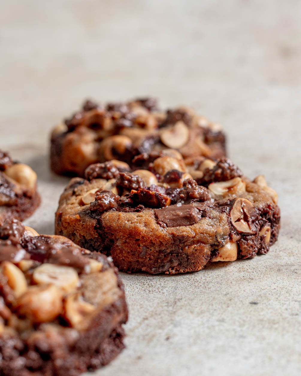 French style chocolate raspberry hazelnut cookies | Halicopter Away
